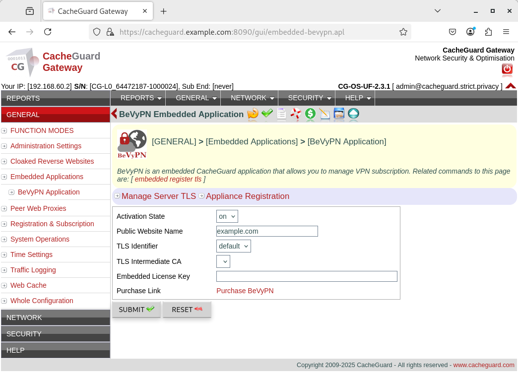 Bevy of VPN accesses